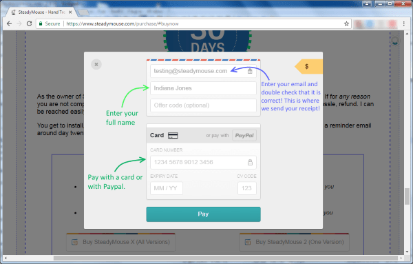 SteadyMouse - User Manual